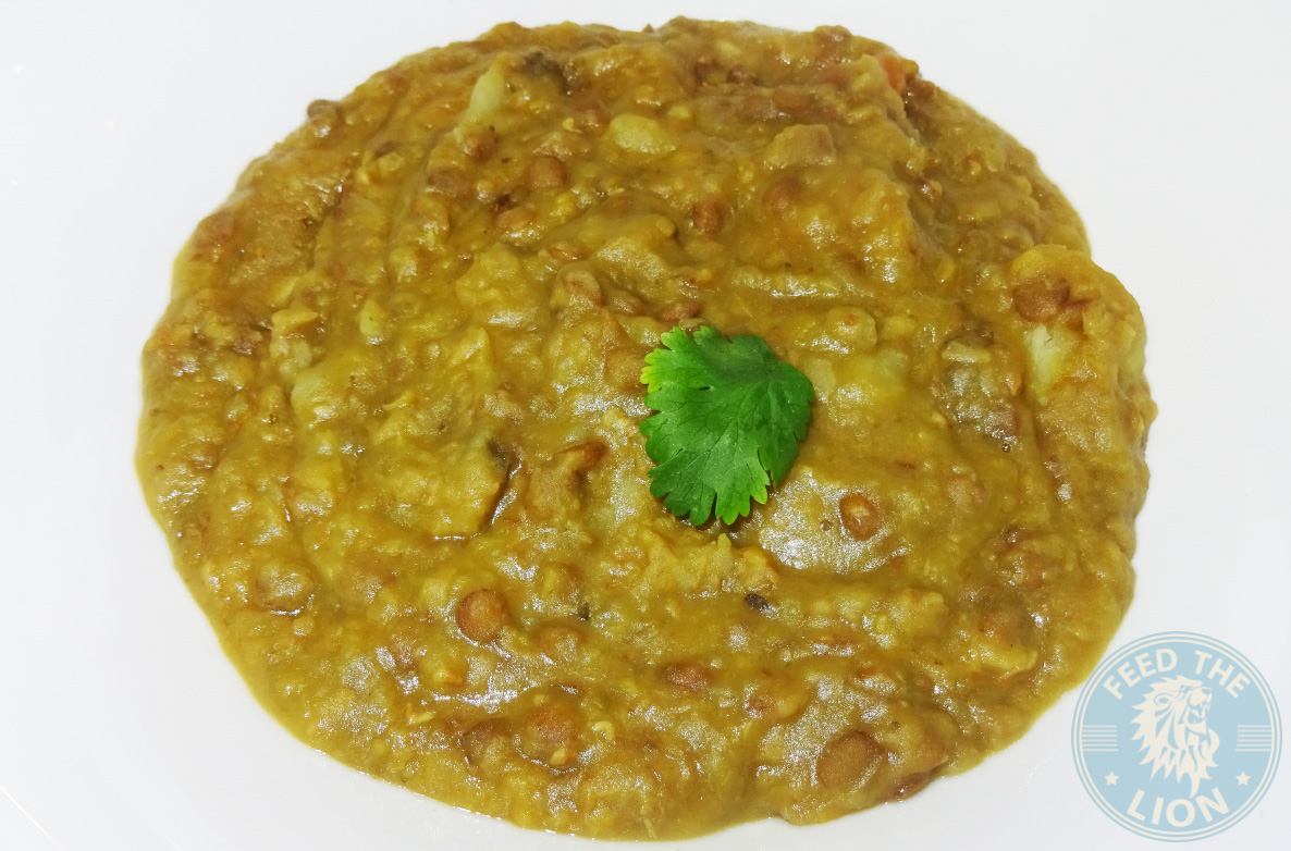 Dhall - Red & yellow lentils cooked with mixed vegetables, £4.50 - Feed ...