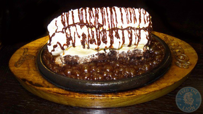 toros Chocolate Brownie Sizzler from £4.99 - Feed the Lion