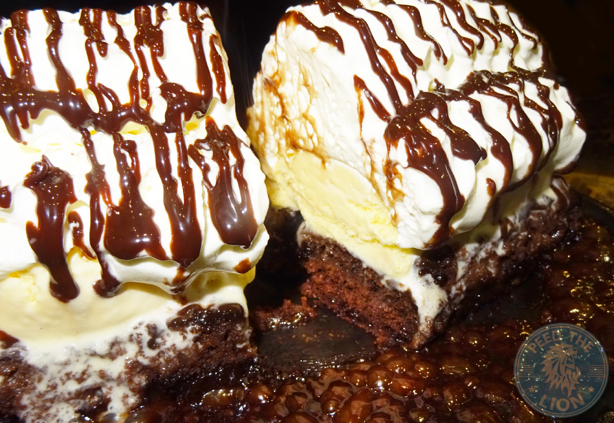 toros Chocolate Brownie Sizzler from £4.99 - Feed the Lion