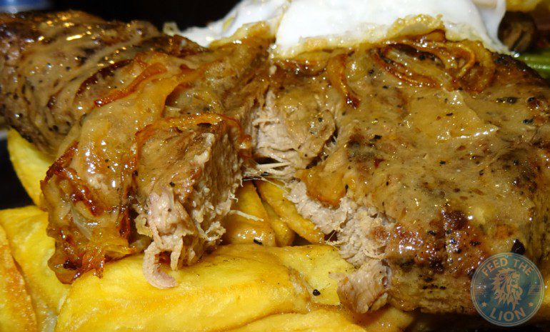 toros sirloin steak cooked harrow london - Feed the Lion