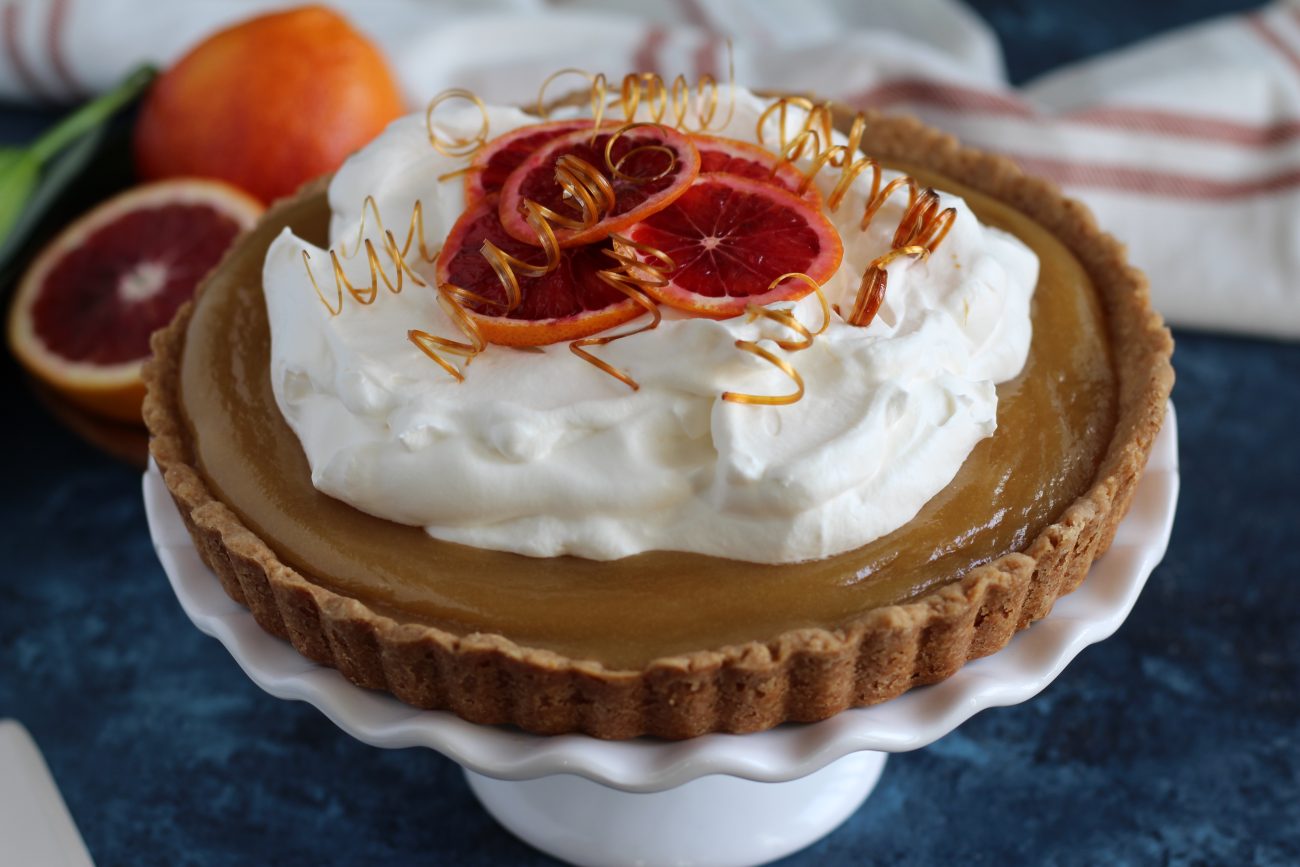 Amanda 'Masterchef' Saab's Blood Orange Curd Tart - Feed the Lion