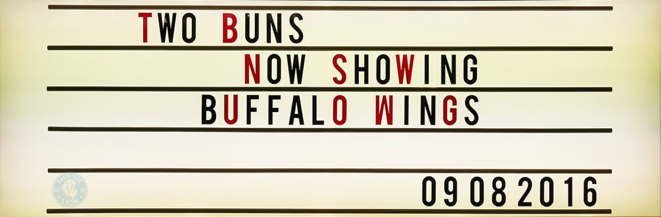 Two Buns (The Better Burger) - Harrow - Feed the Lion