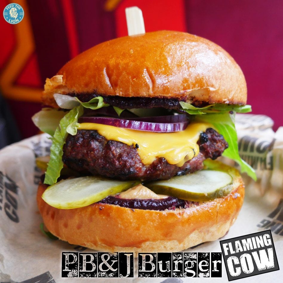 Flaming Cow Ealing Broadway Goutmet burger American dinning halal ...