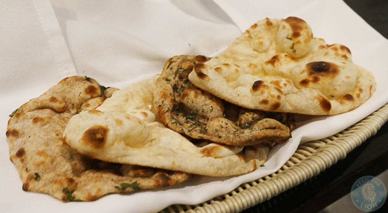naan roti Lotus Fine Dinning Indian Halal Restaurant - Feed the Lion