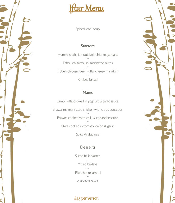 Ramadan Iftar 'n Suhoor in London and Beyond - Feed the Lion