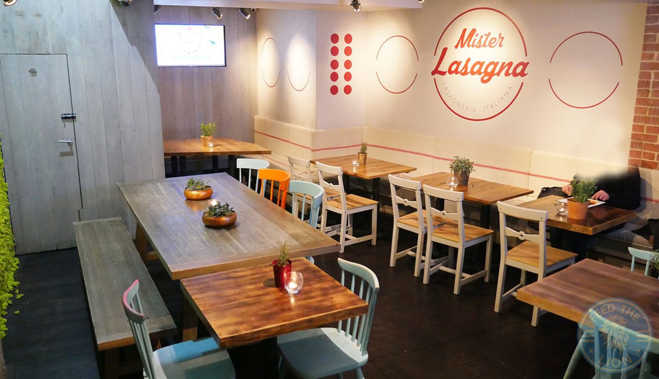 Mister Lasagna (Italian) - Soho - Feed the Lion