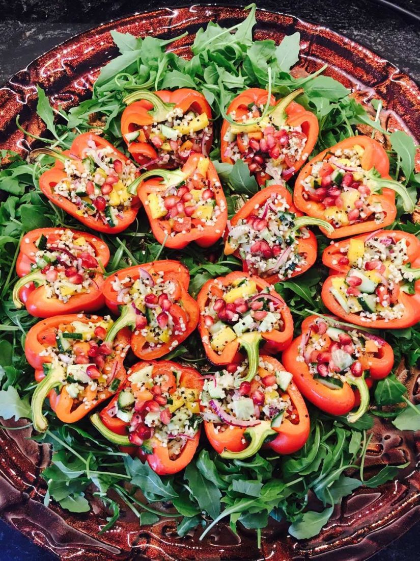 Middle Eastern Stuffed Peppers - Feed the Lion