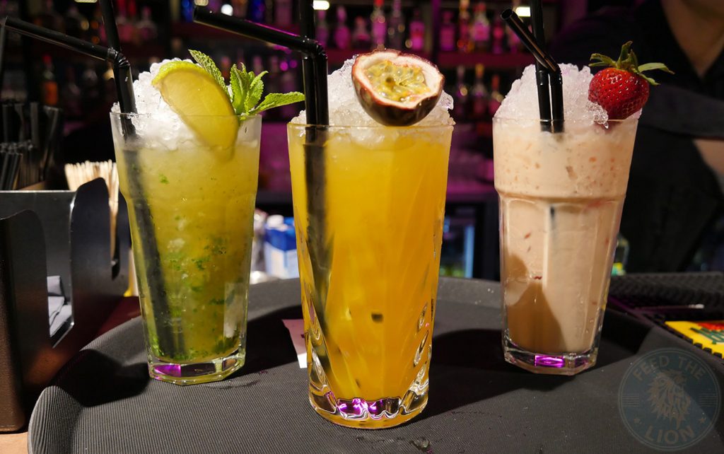 drinks mocktails Tarshish Turkish Wood Green Halal Food - Feed the Lion