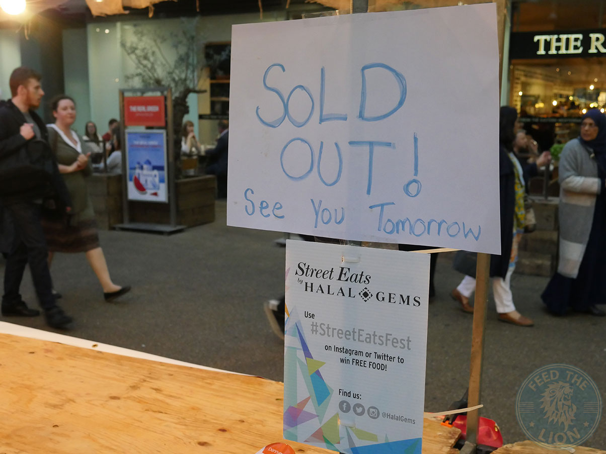 Street Eats by Halal Gems (Old Spitalfields Market) - Feed the Lion