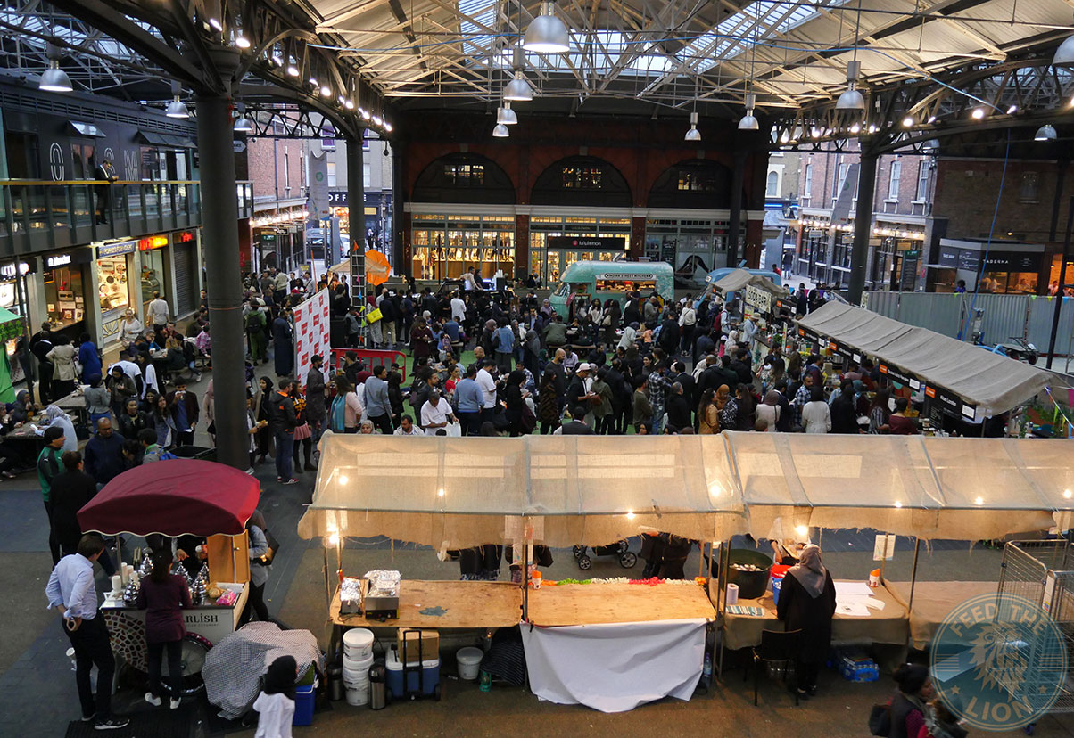 Street Eats by Halal Gems (Old Spitalfields Market) - Feed the Lion