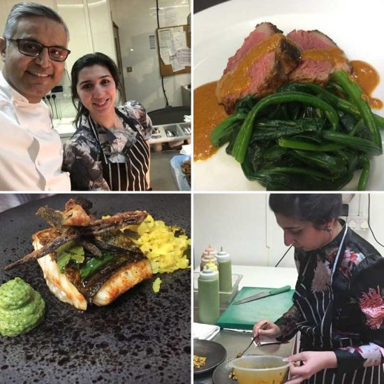 Atul Kochhar & Masterchef's Saliha create inspired menu - Feed the Lion