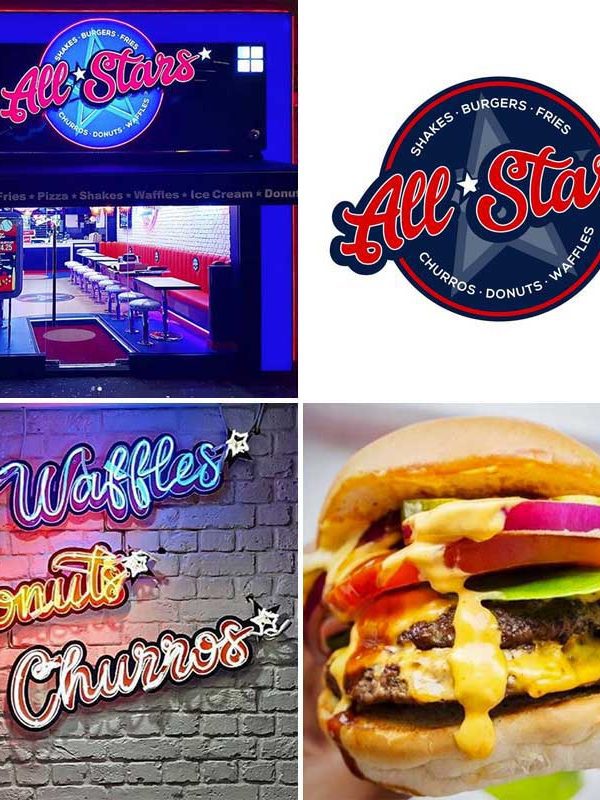 All Stars launch American burgers in Manchester - Feed the Lion