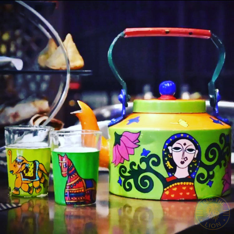 Baluchi pan-Indian afternoon tea at The LaLit London - Feed the Lion