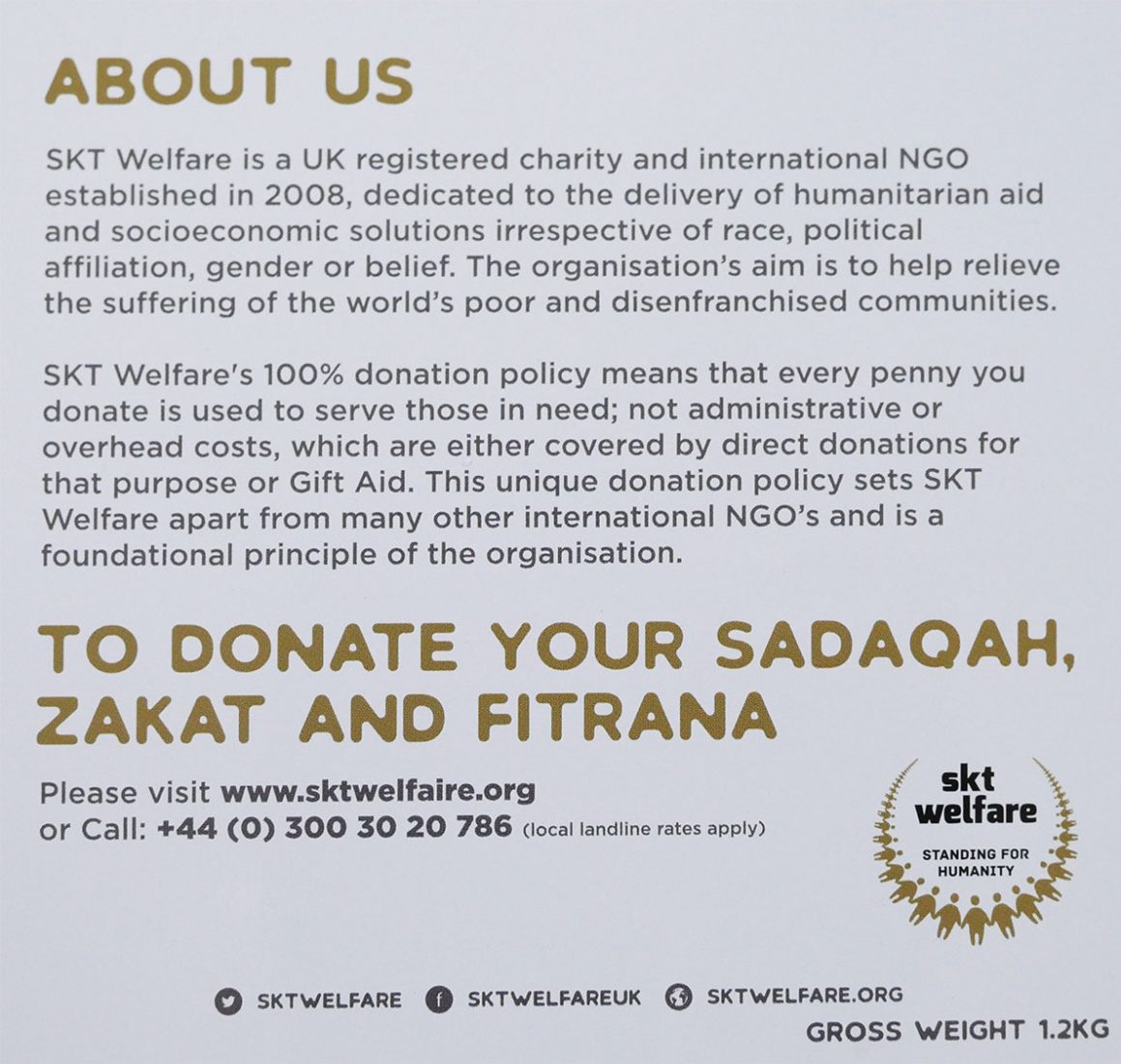 SKT welfare donate charity Ramadan Dates Palestine Pakistan Orphans ...