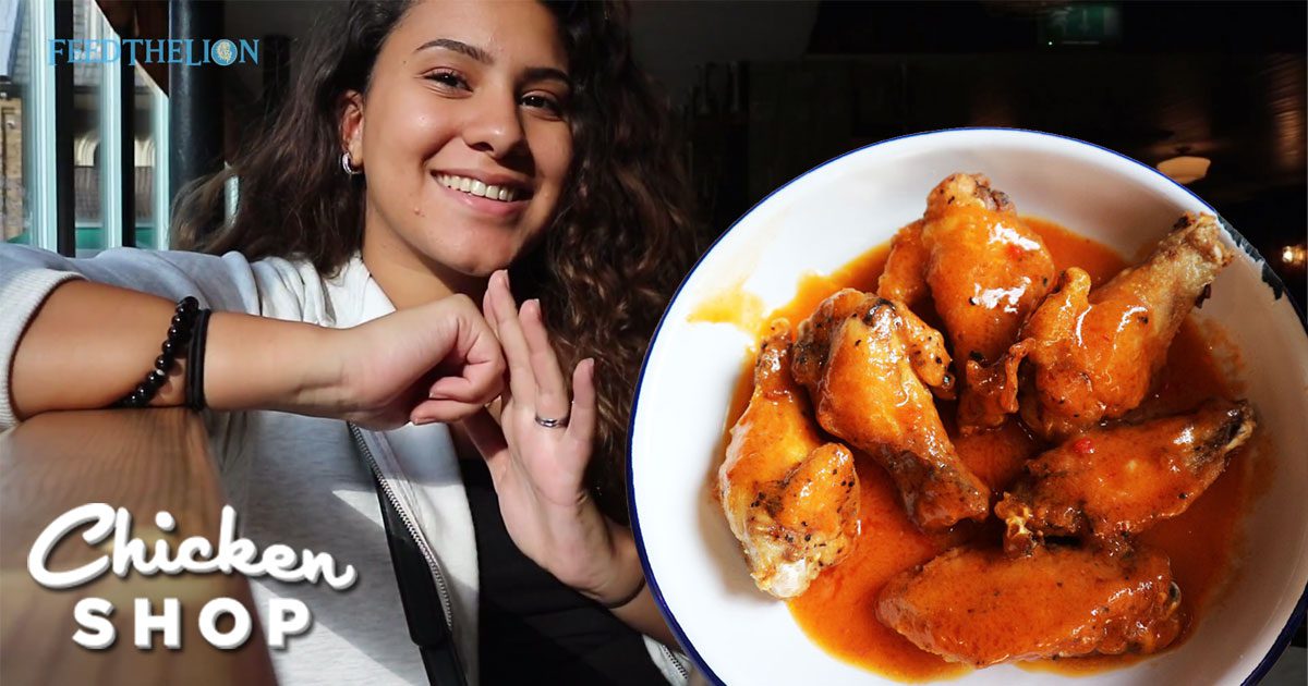 Zayneb lunches at the Chicken Shop in London's Ealing - Feed the Lion