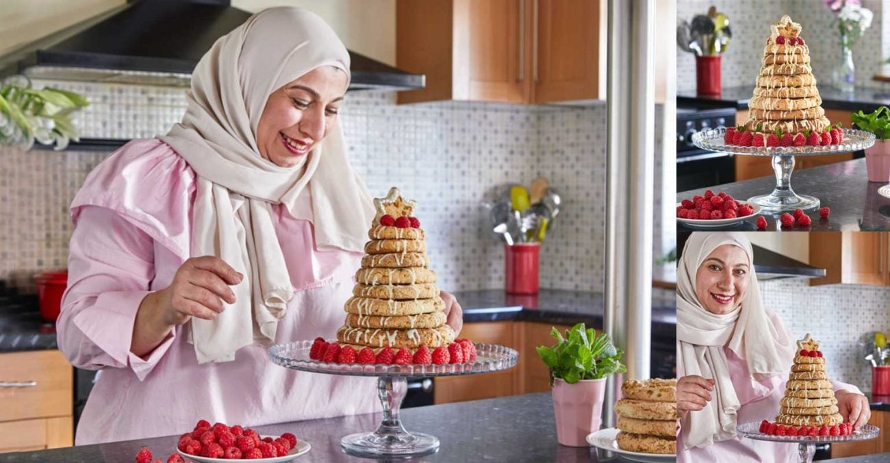 Almond Biscuit Tower - Lina Saad - Feed the Lion