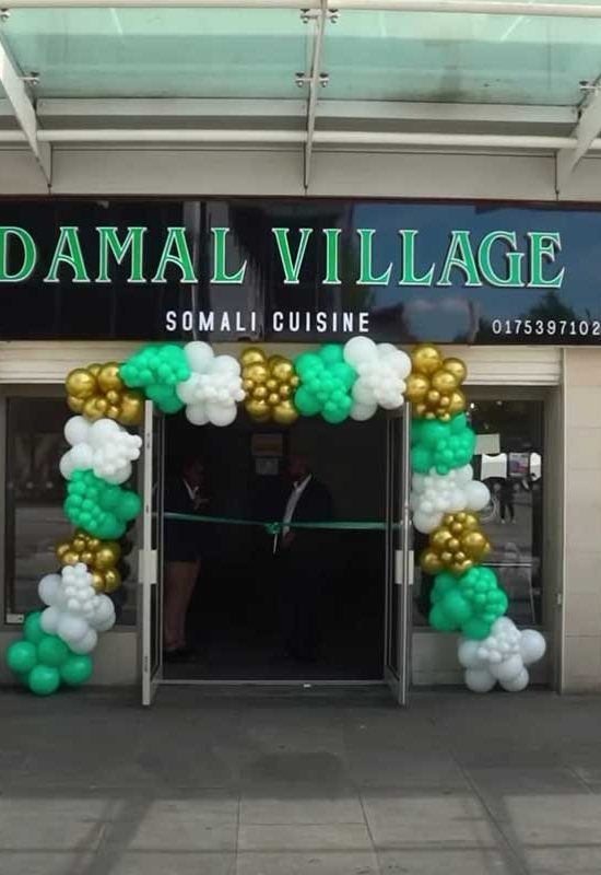 Somali brand Damal launch Damal Village in Slough - Feed the Lion