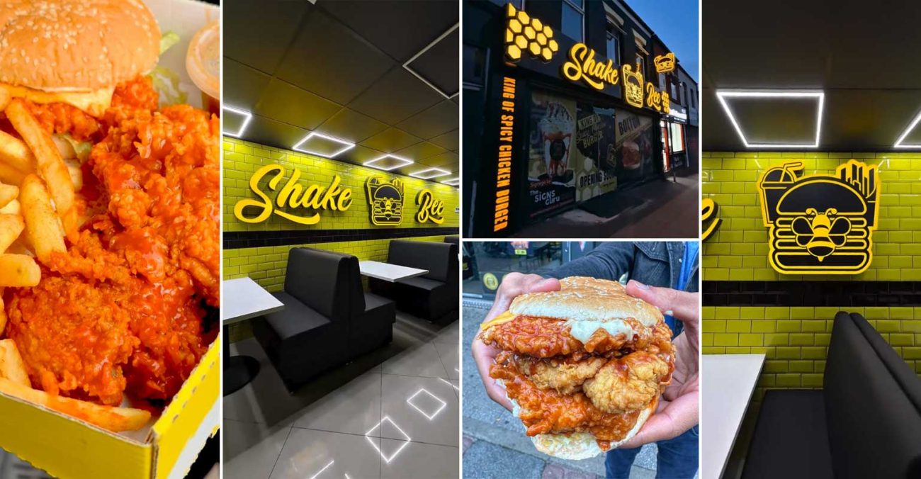 500 free burgers today at Shake Bee debut in Bolton - Feed the Lion