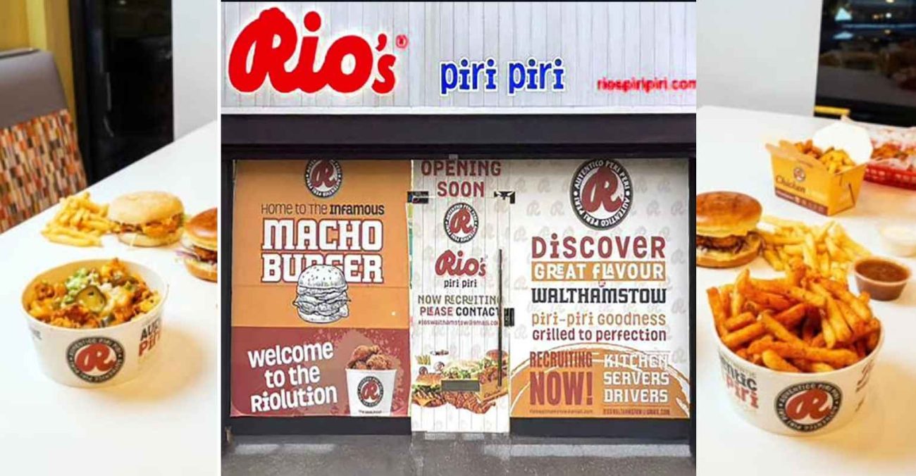 50% off Rio's latest branch in London Walthamstow - Feed the Lion
