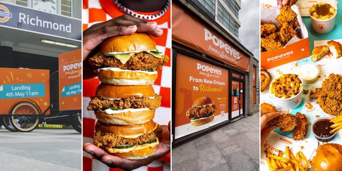 Free giveaways at Popeyes in London Richmond today - Feed the Lion