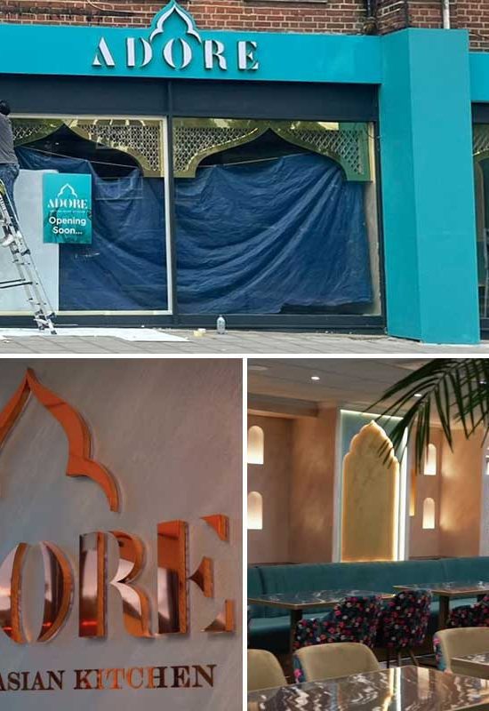 Adore restaurant opens in London Harrow today - Feed the Lion
