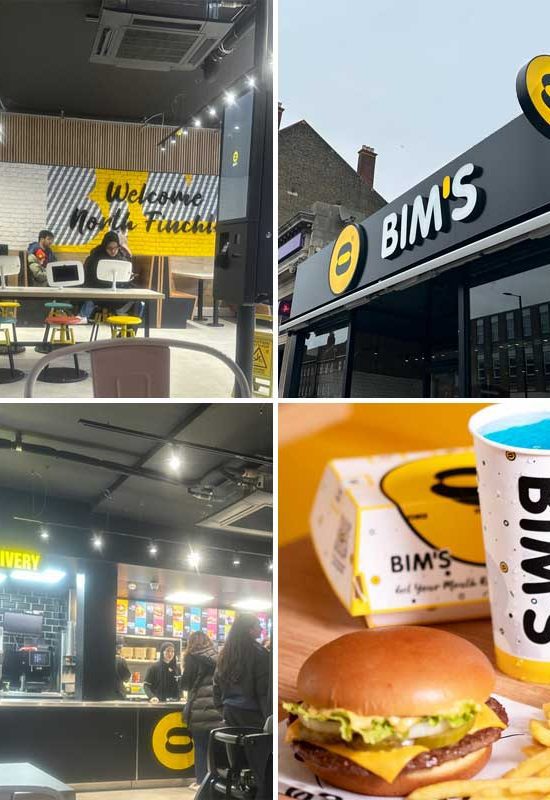 McDonald's-inspired Bim's opens in London's North Finchley - Feed the Lion