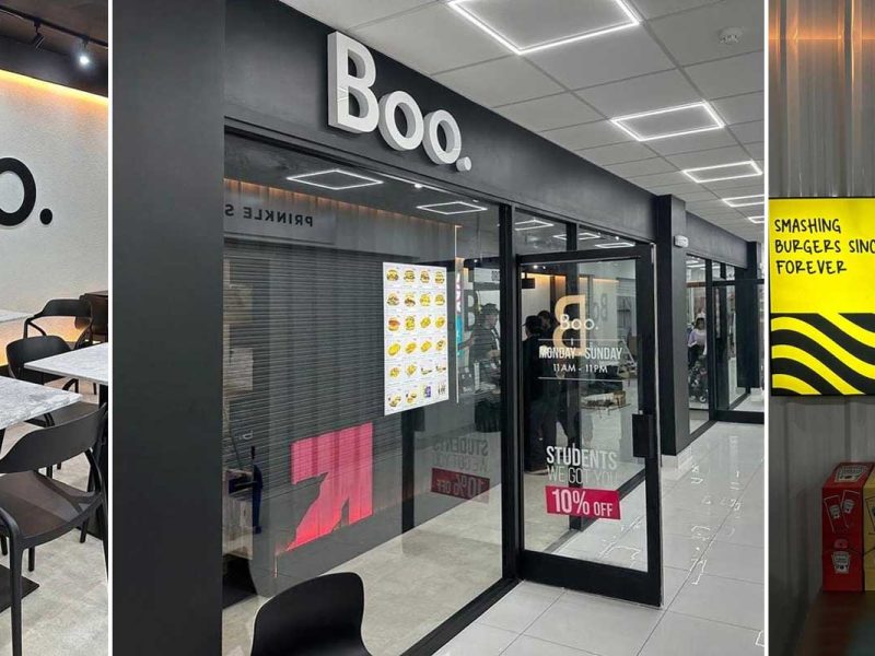 Boo brings their burgers to Batley Shopping Centre - Feed the Lion