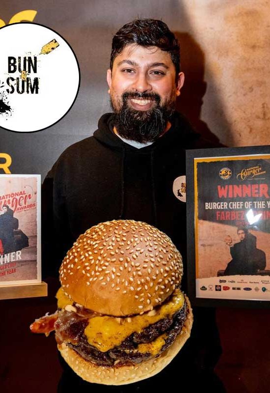 Bun & Sum wins 'Best Chef' National Burger Awards 2024 - Feed the Lion
