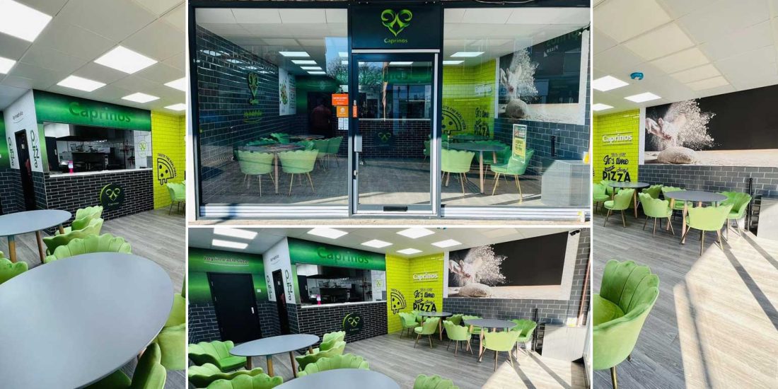 Caprinos Pizza launches in Hampshire's Alton - Feed the Lion