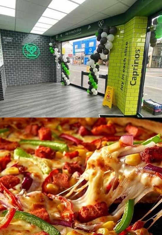 25% off Caprinos pizza launch today in Carterton - Feed the Lion