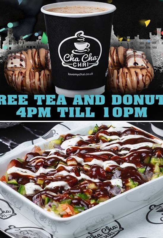 Free tea & donuts at Cha Cha Chai in Bury today - Feed the Lion