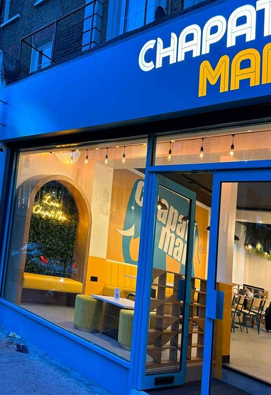 Chapati Man opens 1st restaurant in London Whitechapel - Feed the Lion