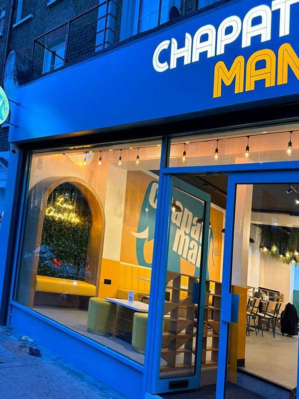 Chapati Man opens 1st restaurant in London Whitechapel - Feed the Lion