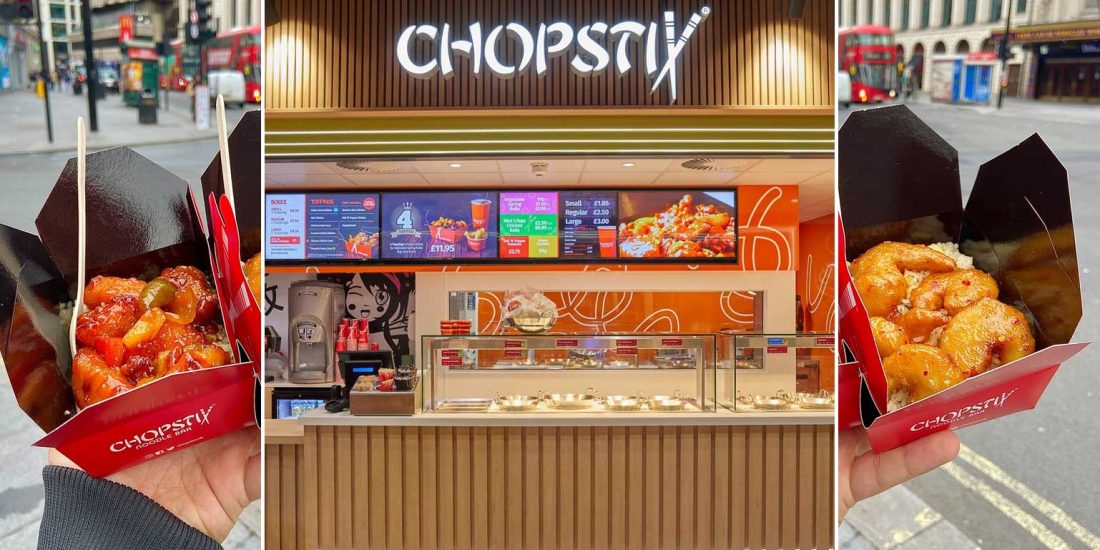 Chopstix in Butlin's Minehead resort after London Victoria - Feed the Lion