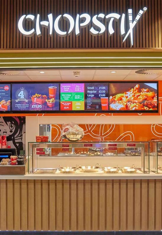 Chopstix in Butlin's Minehead resort after London Victoria - Feed the Lion