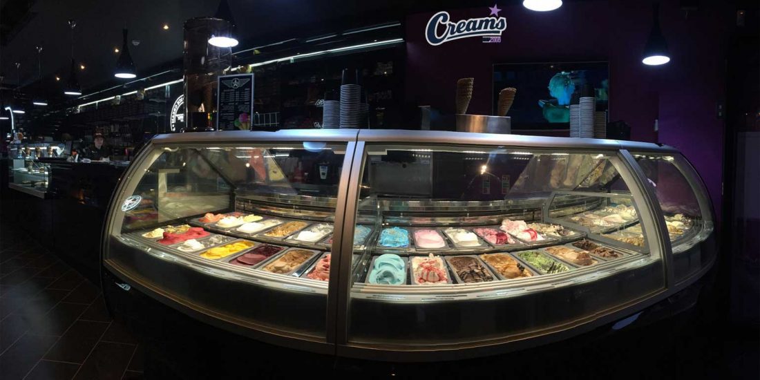Creams dessert café celebrates record-breaking week - Feed the Lion