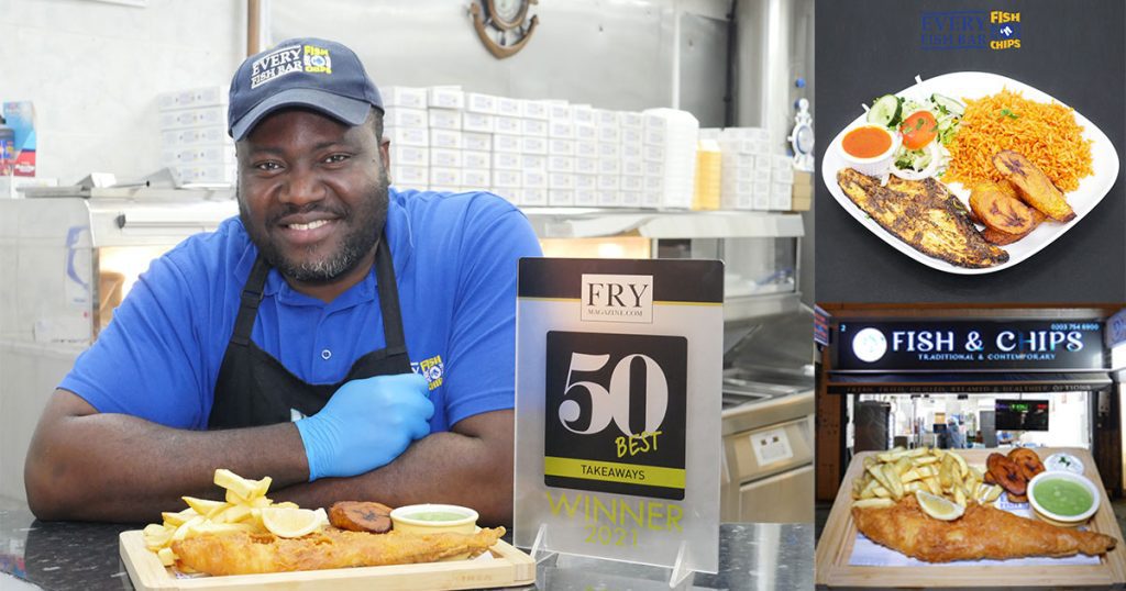 Nigerian-Ghanaian fish & chips at Every Fish Bar in London Harrow ...