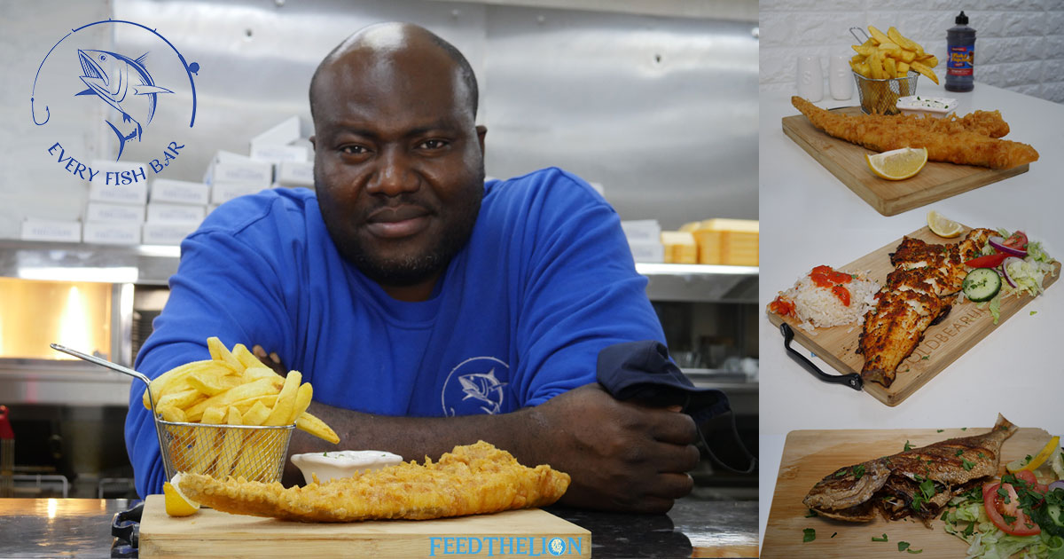 Every Fish Bar (Fish & Chips, Nigerian) - Harrow, London - Feed the Lion