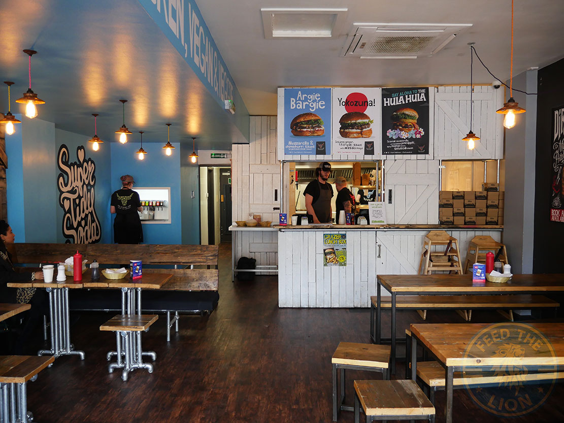 The Grazing Shed (Burgers) - Cardiff, Wales - Feed the Lion