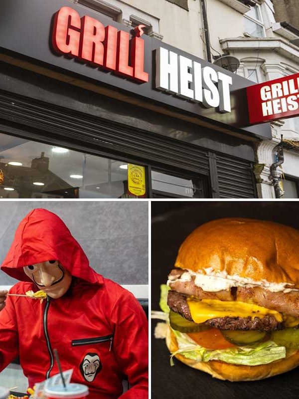 Grill Heist replaces Burgrill in London Forest Gate - Feed the Lion