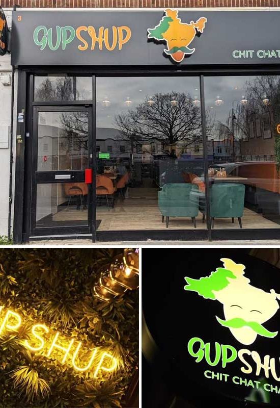 Charity event at Gup Shup debut in London Romford today - Feed the Lion