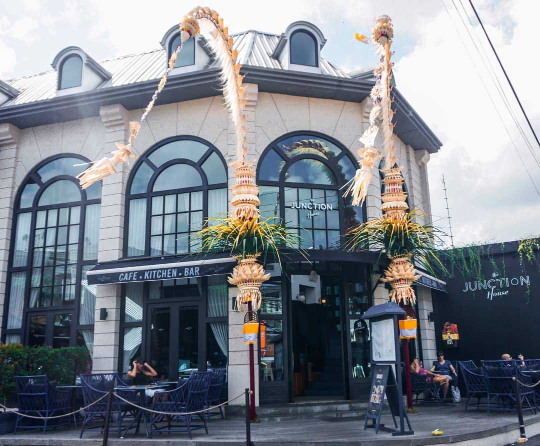 Junction House Bali Indonesia French Restaurant - Feed the Lion