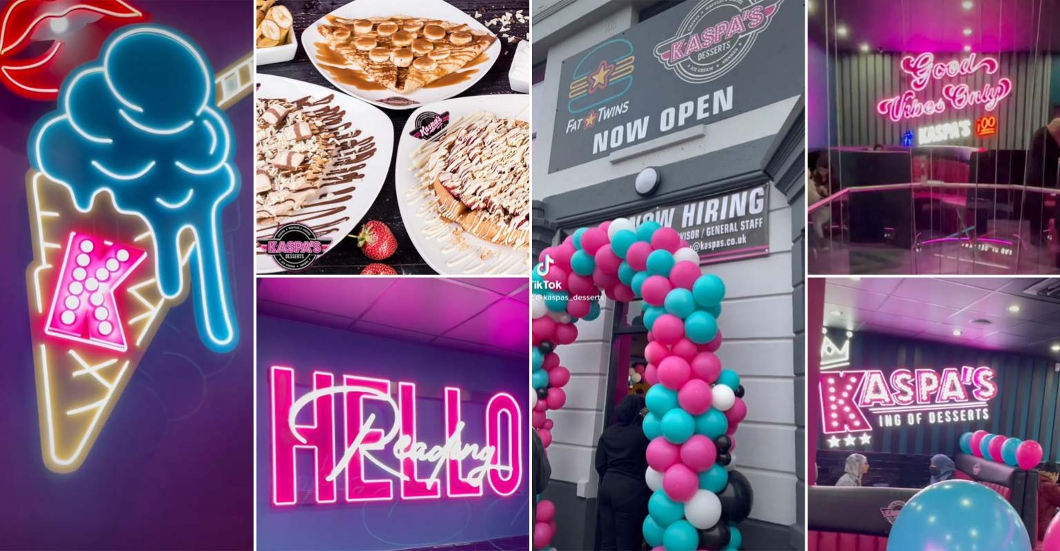Kaspas Desserts in Reading launches alongside Fat Twins - Feed the Lion