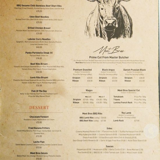 'Asian-fusion' steakhouse Meet Bros in London Paddington - Feed the Lion
