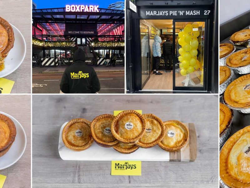 Marjay's Pie 'n' Mash opens in London's Boxpark Croydon - Feed the Lion