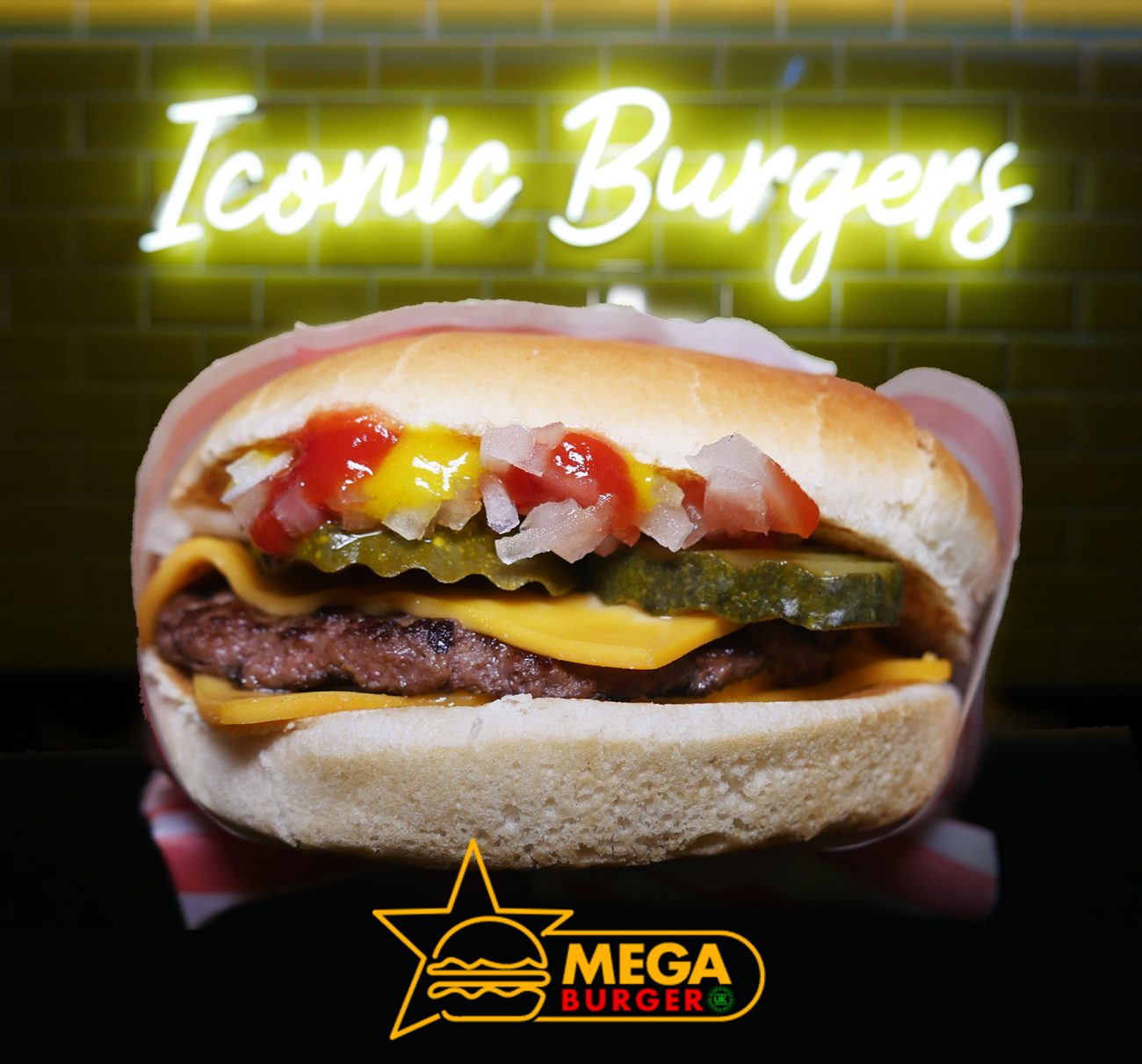 McD inspired HMC Mega Burger Whitechapel launch today - Feed the Lion