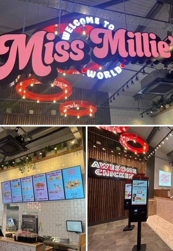 Miss Millie's launches in Newquay Esso service station - Feed the Lion