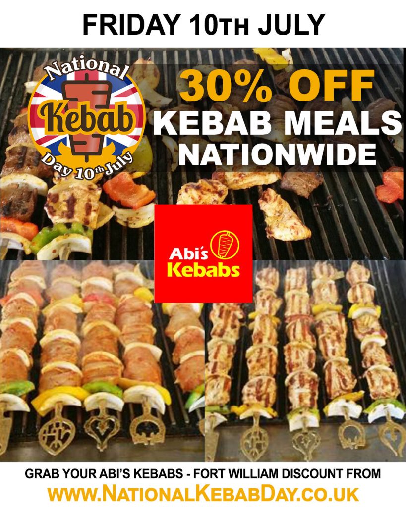 national kebab day Abi's Kebabs Fort William Scotland - Feed the Lion