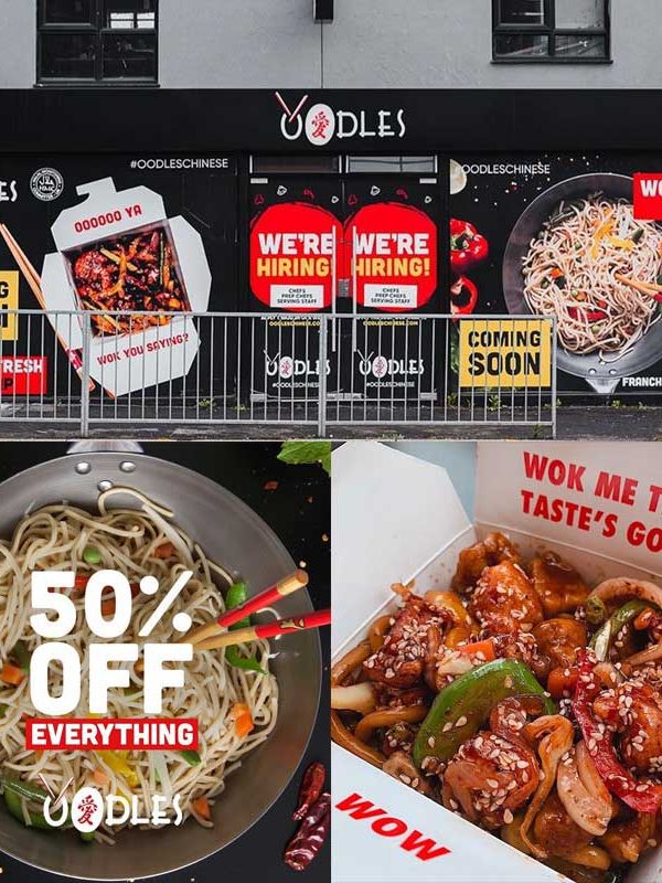 50% off Oodles Chinese launch in Bury this Friday - Feed the Lion