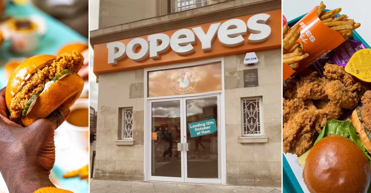 Giveaways at Popeyes launch in London Croydon tomorrow - Feed the Lion